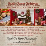 Rustic Charm Christmas 2013 portraits by Pixels On Paper ...
